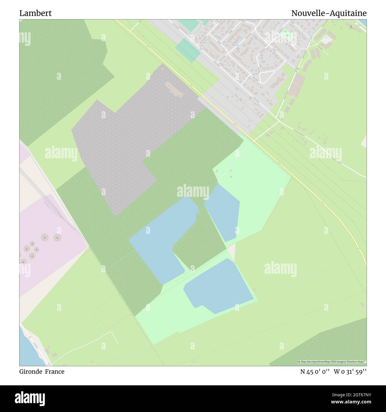 Map of lambert hi-res stock photography and images - Alamy