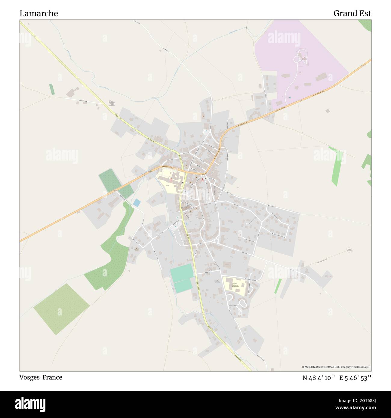 Map of lamarche Cut Out Stock Images & Pictures - Alamy