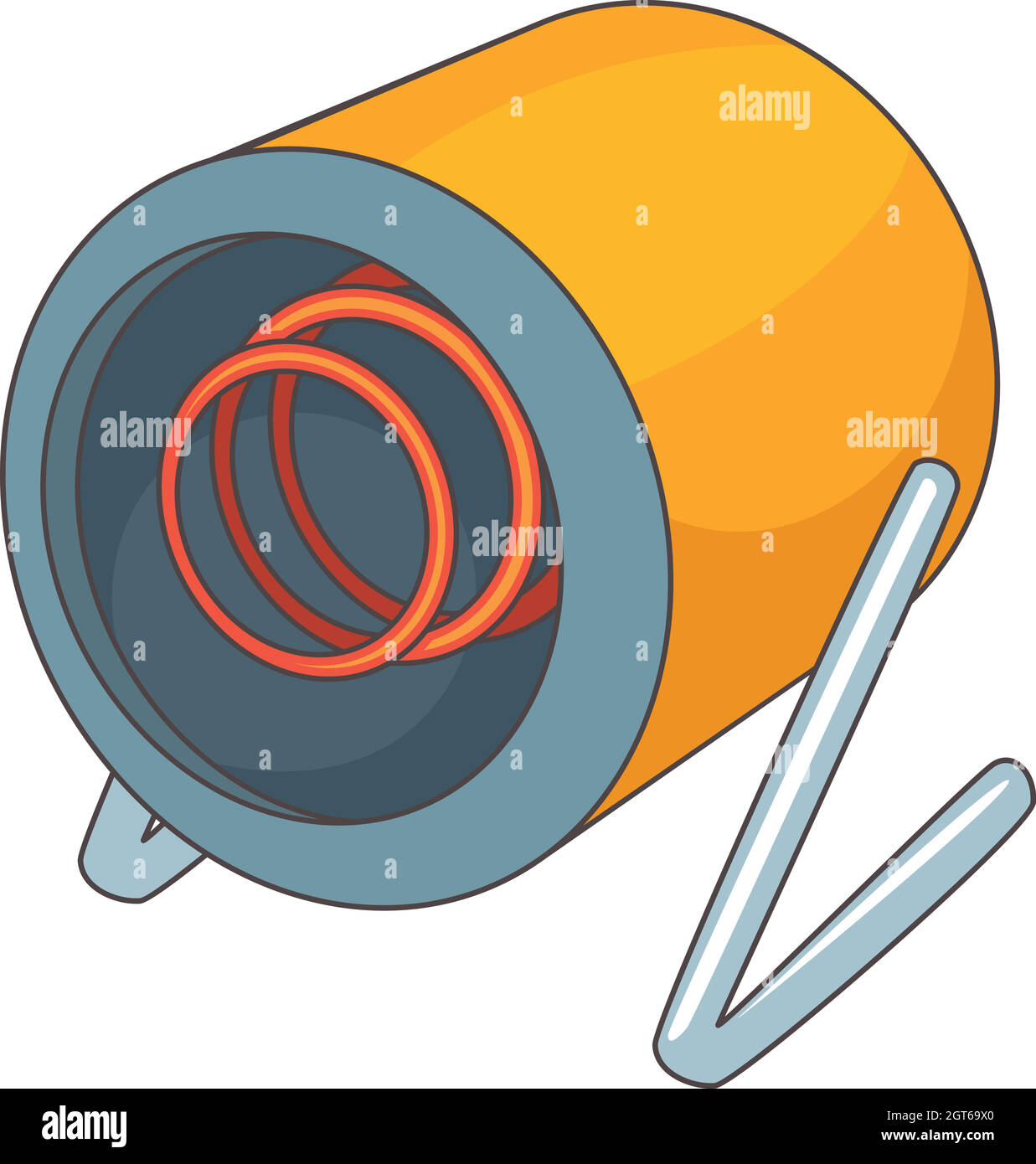 Heat gun icon, cartoon style Stock Vector Image & Art - Alamy
