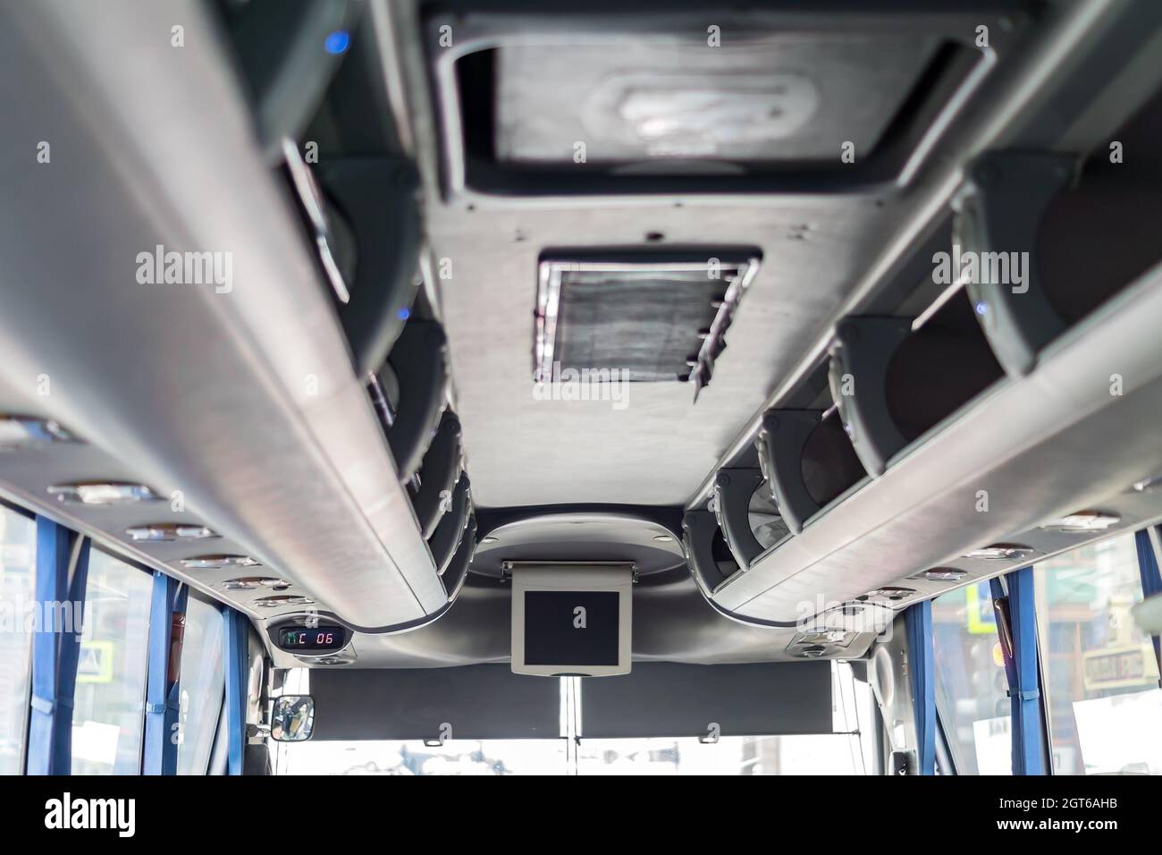 Bus inside hi-res stock photography and images - Alamy