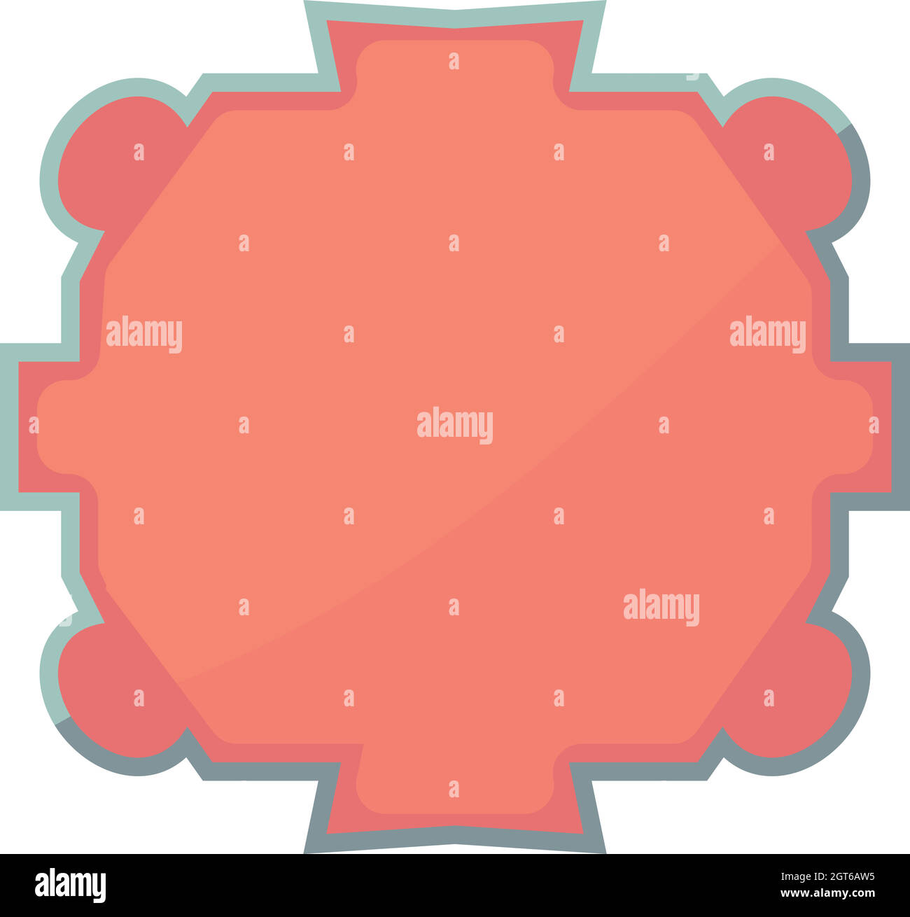 Big emblem icon, cartoon style Stock Vector Image & Art - Alamy