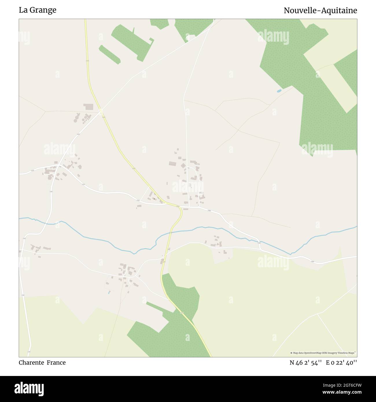 La Grange, Charente, France, Nouvelle-Aquitaine, N 46 2' 54'', E 0 22 ...