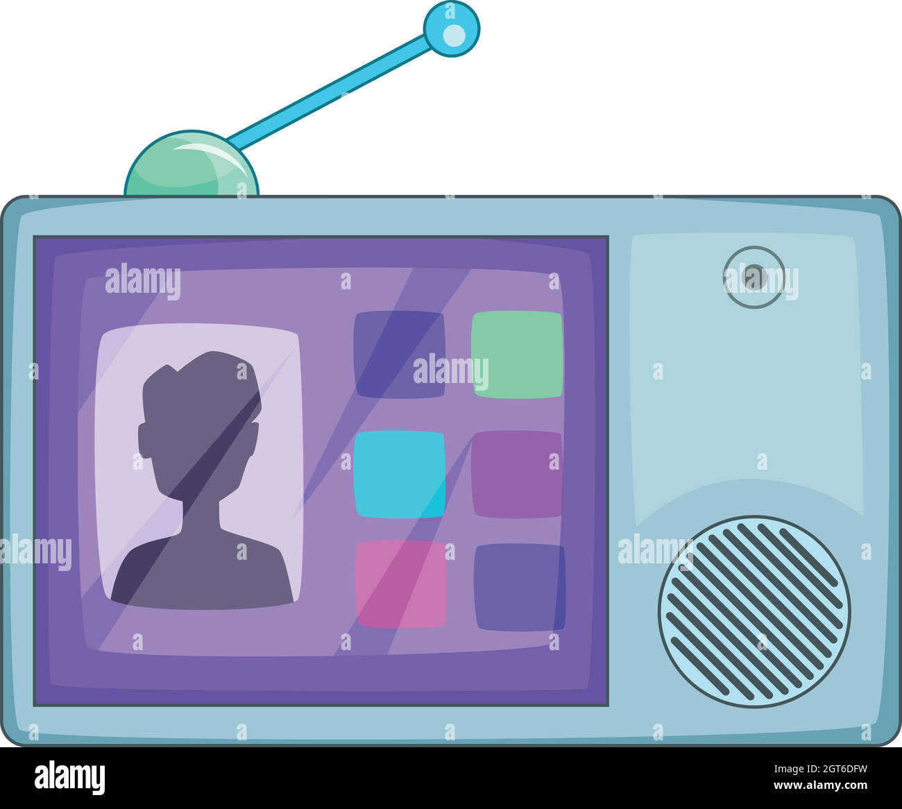 Video intercom icon, cartoon style Stock Vector Image & Art - Alamy