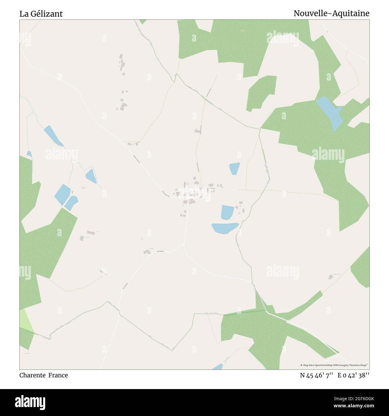 La Gélizant, Charente, France, Nouvelle-Aquitaine, N 45 46' 7'', E 0 42 ...