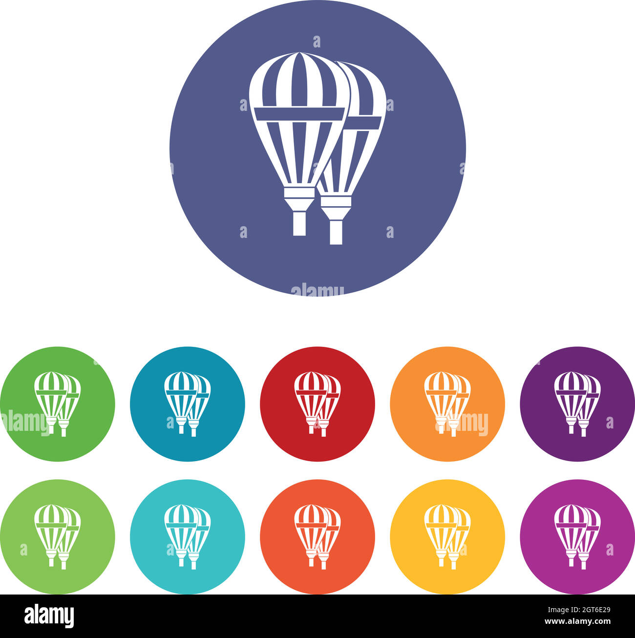 Balloons set icons Stock Vector Image & Art - Alamy