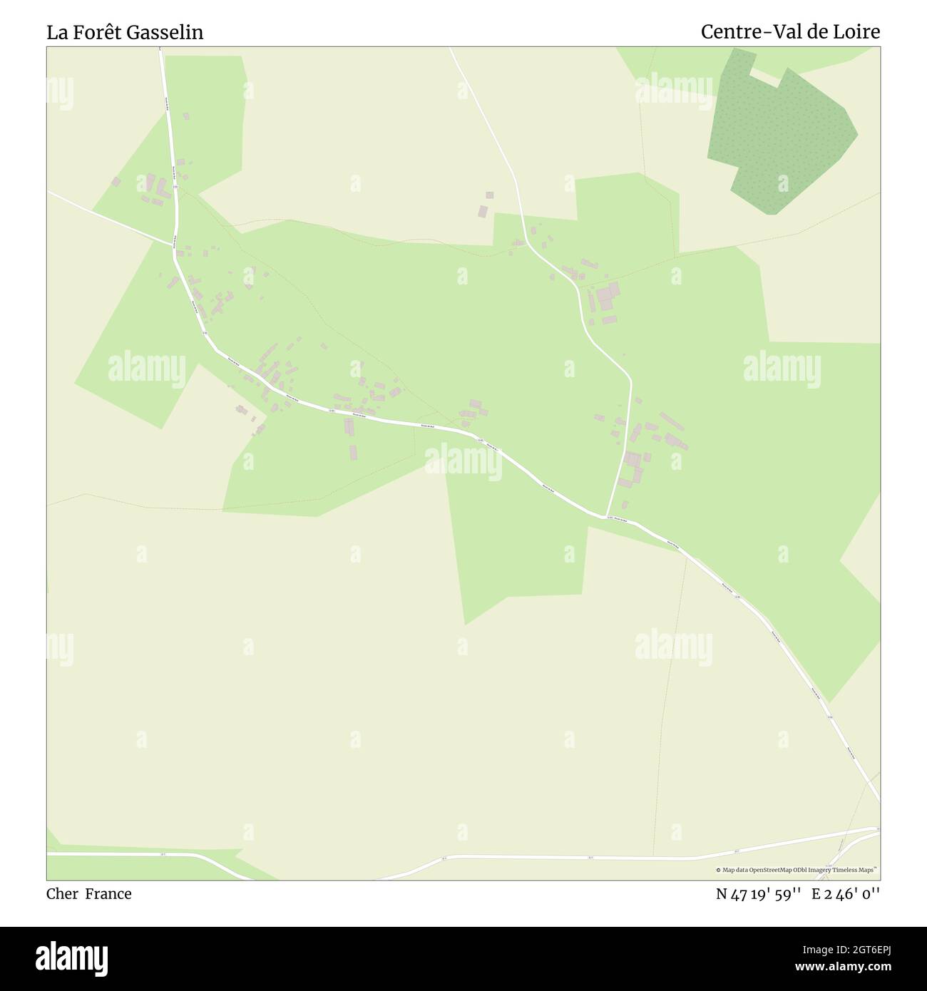 La Forêt Gasselin, Cher, France, Centre-Val de Loire, N 47 19' 59'', E ...