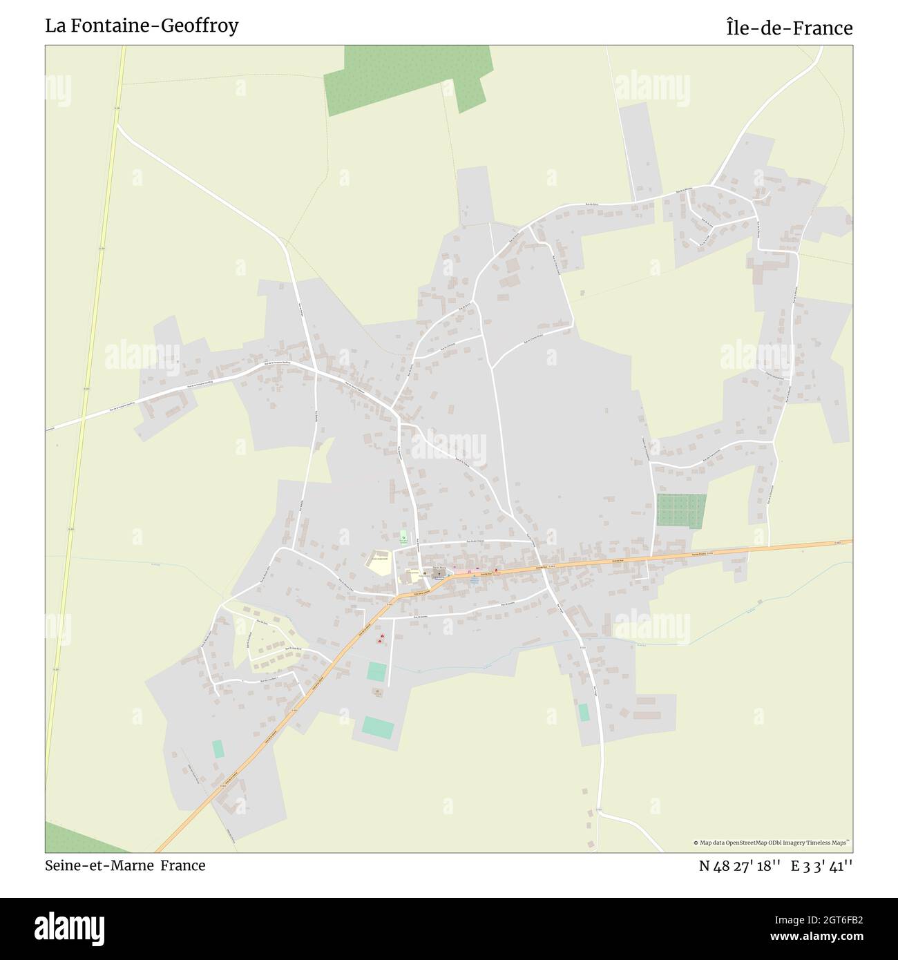 La Fontaine-Geoffroy, Seine-et-Marne, France, Île-de-France, N 48 27 ...