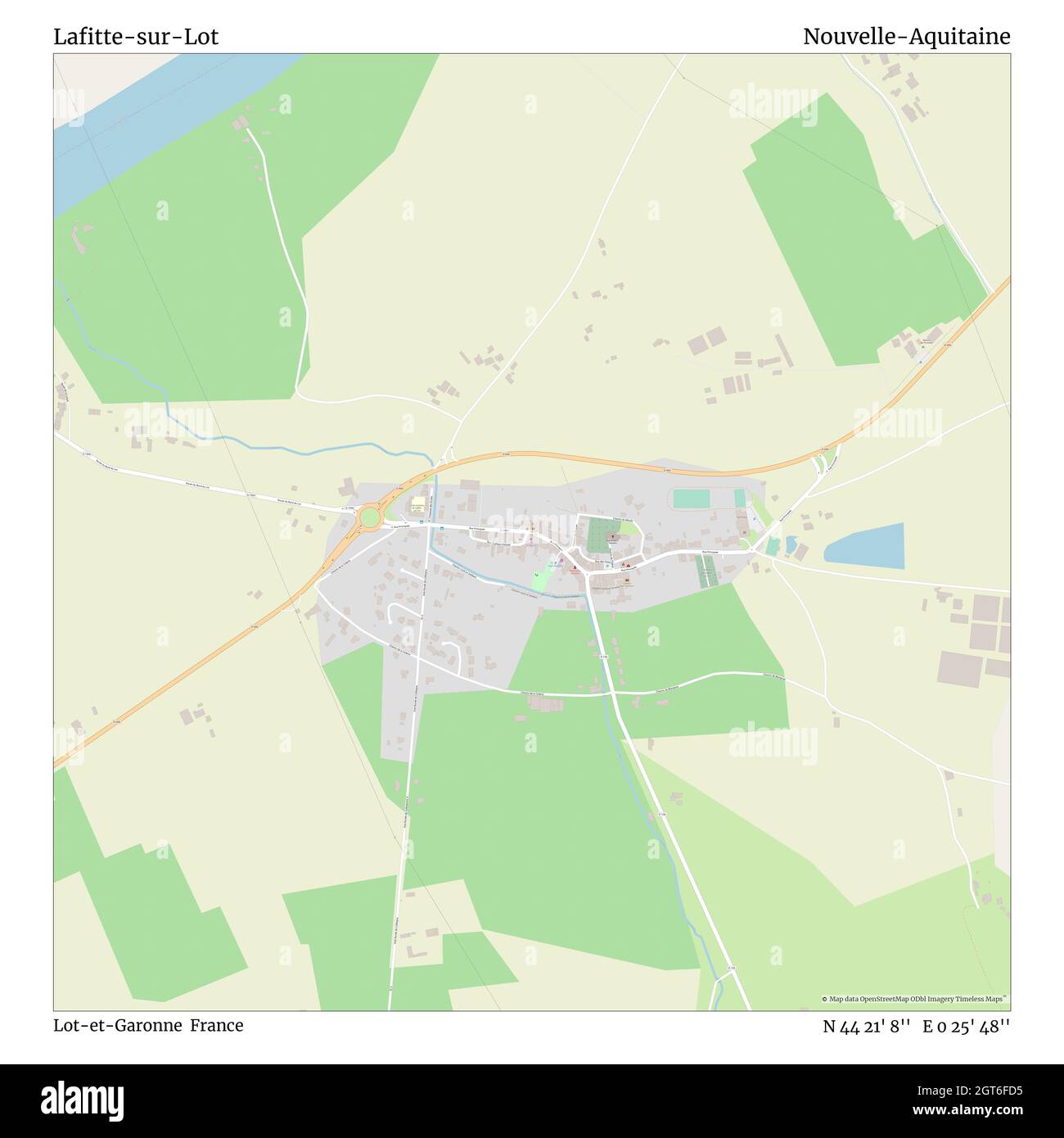 Map of lafitte Cut Out Stock Images & Pictures - Alamy