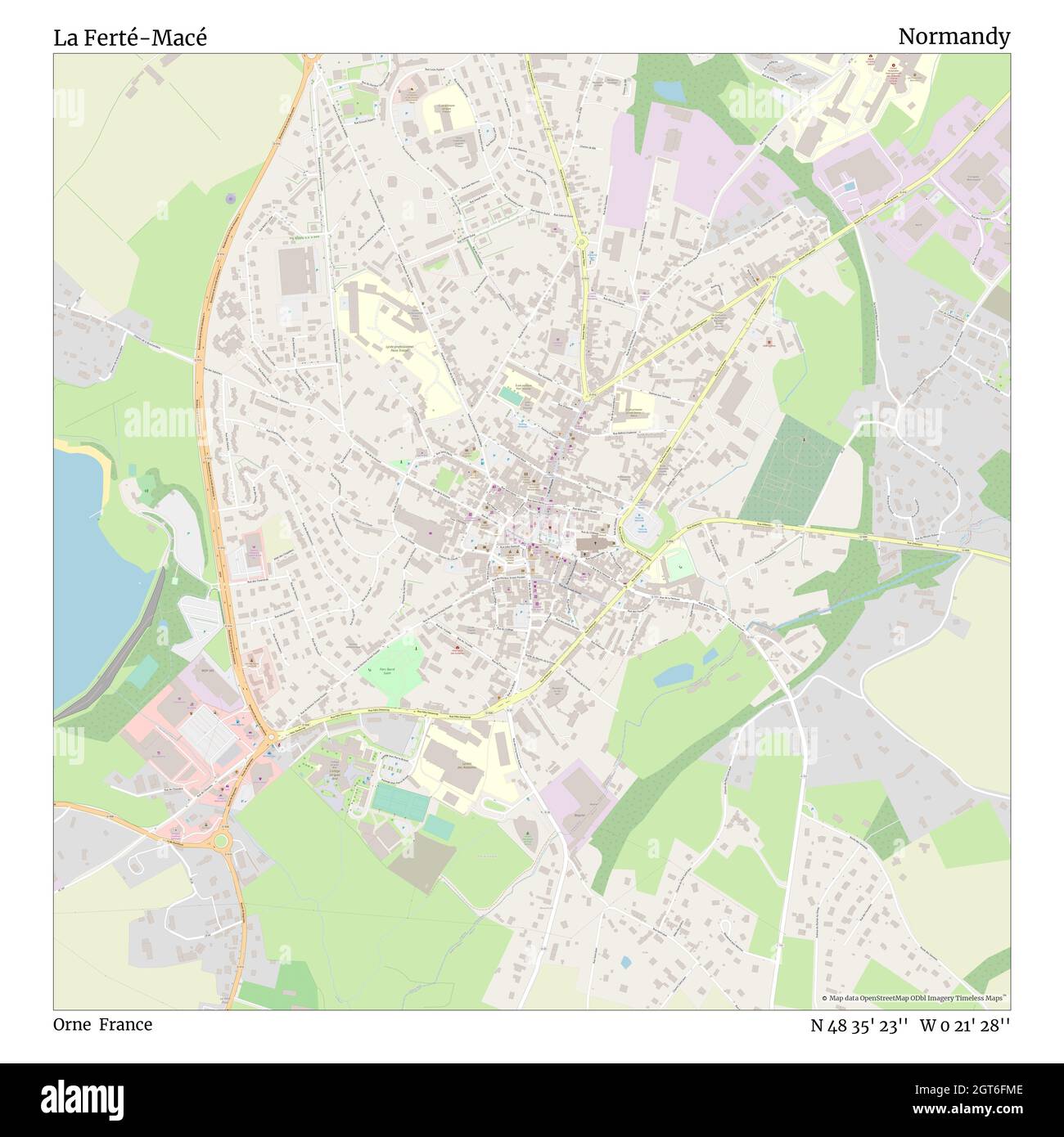 Map of la ferte mace hi-res stock photography and images - Alamy