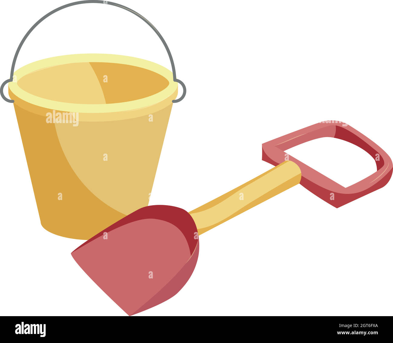 Cartoon shovel Cut Out Stock Images & Pictures - Alamy