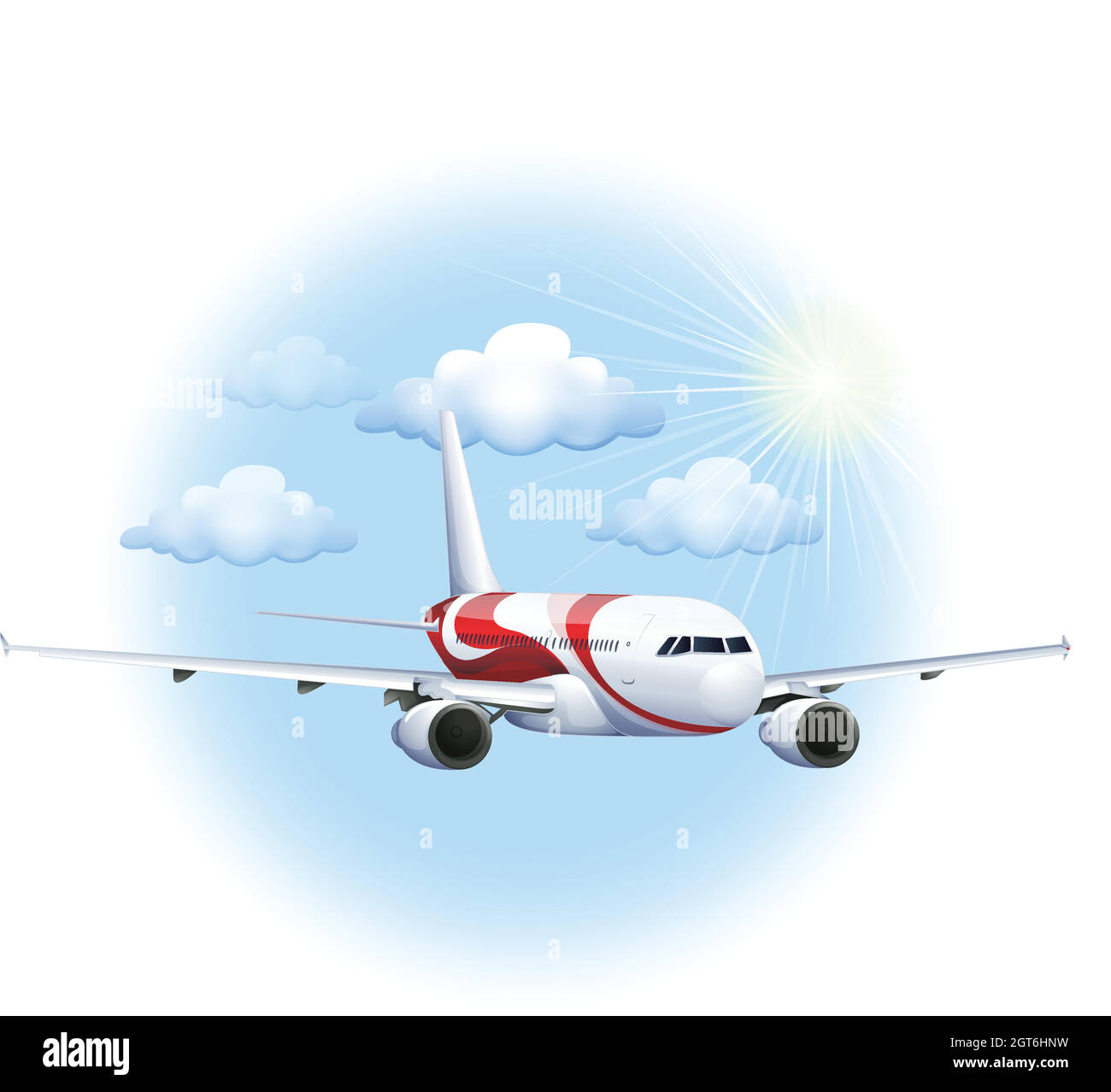 Aircraft cruising Cut Out Stock Images & Pictures - Alamy