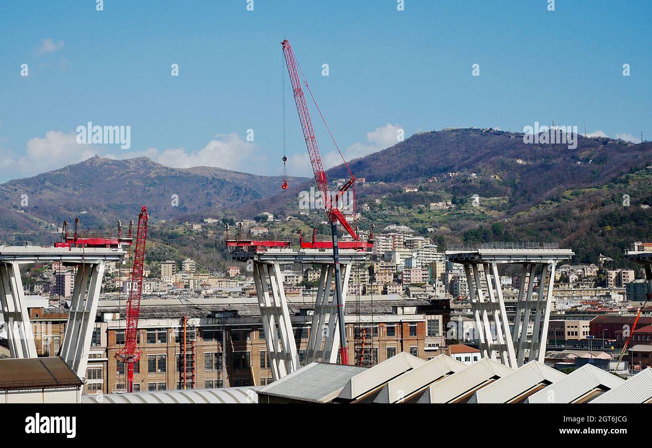 Morandi bridge construction hi-res stock photography and images - Alamy