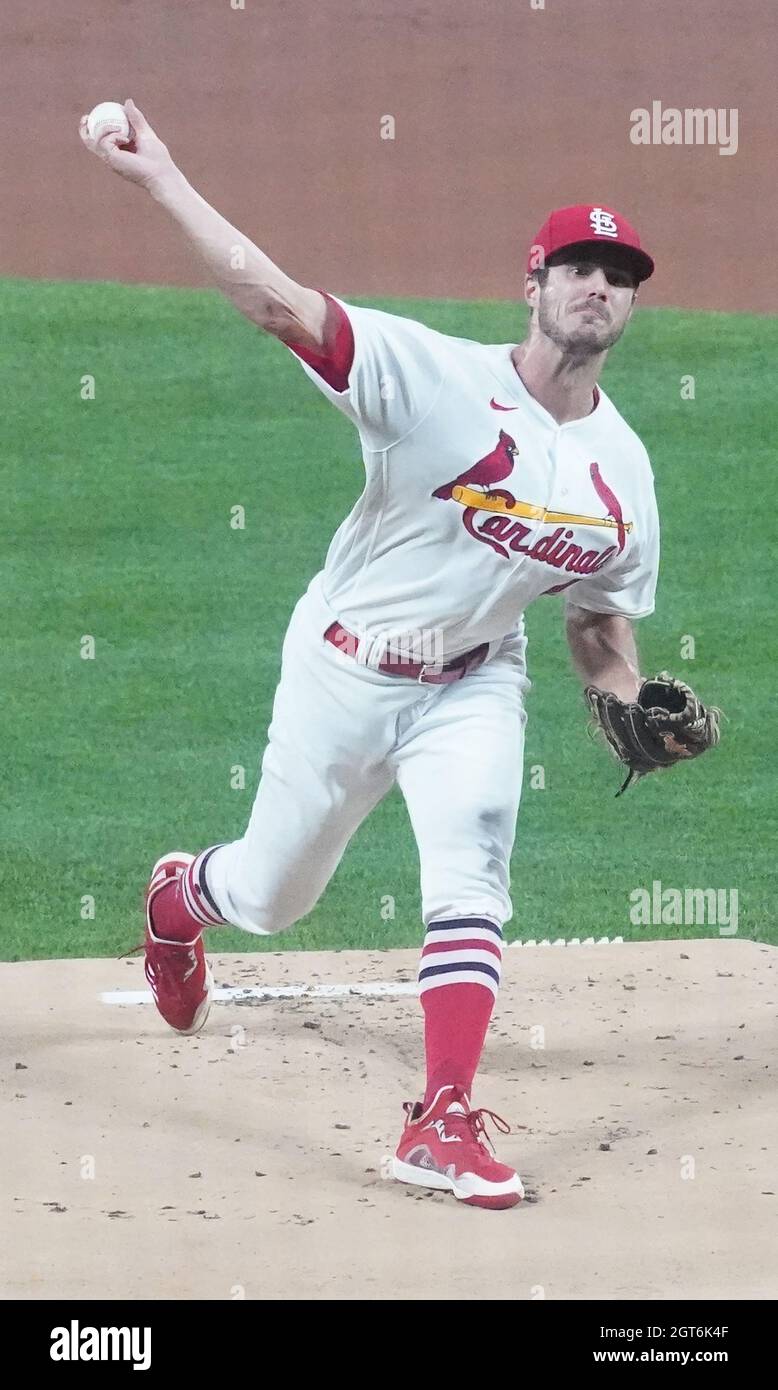 St. Louis, USA. 02nd Oct, 2021. St. Louis Cardinals starting pitcher ...