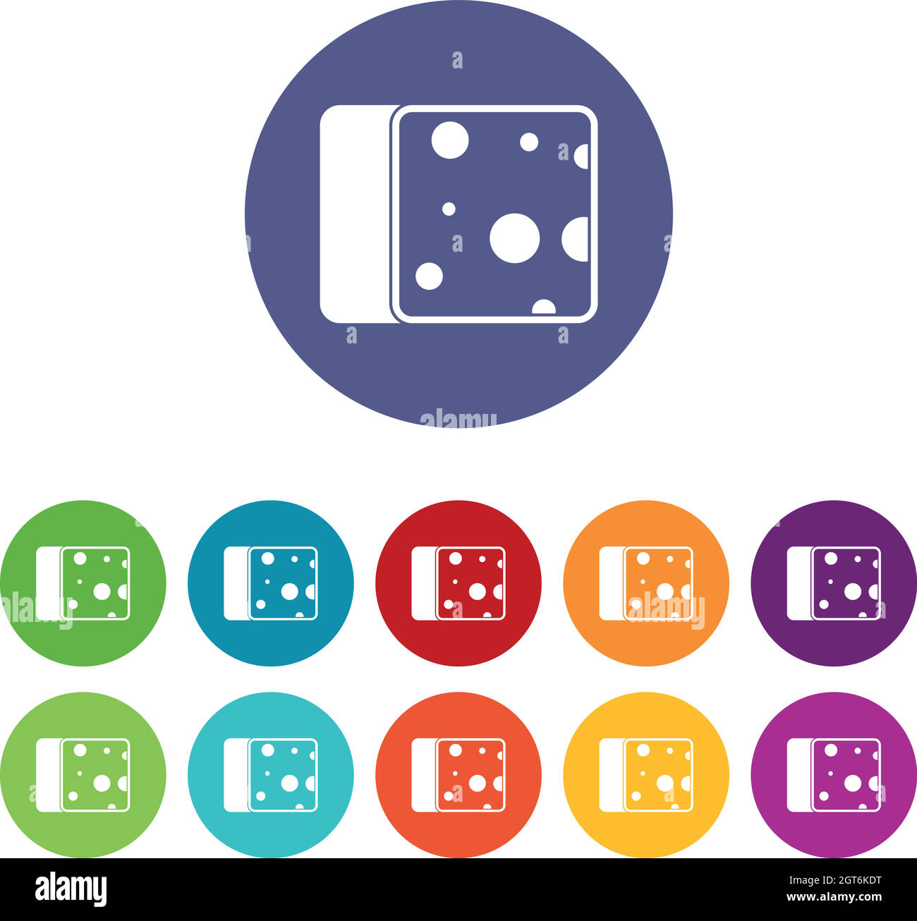 Cheese set icons Stock Vector Image & Art - Alamy