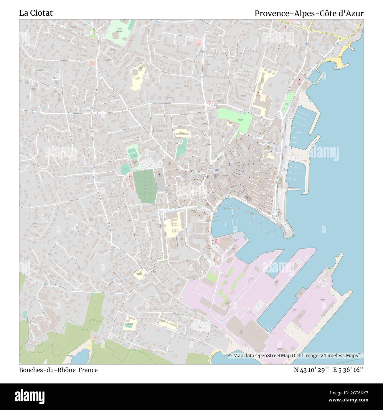 La ciotat map hi-res stock photography and images - Alamy