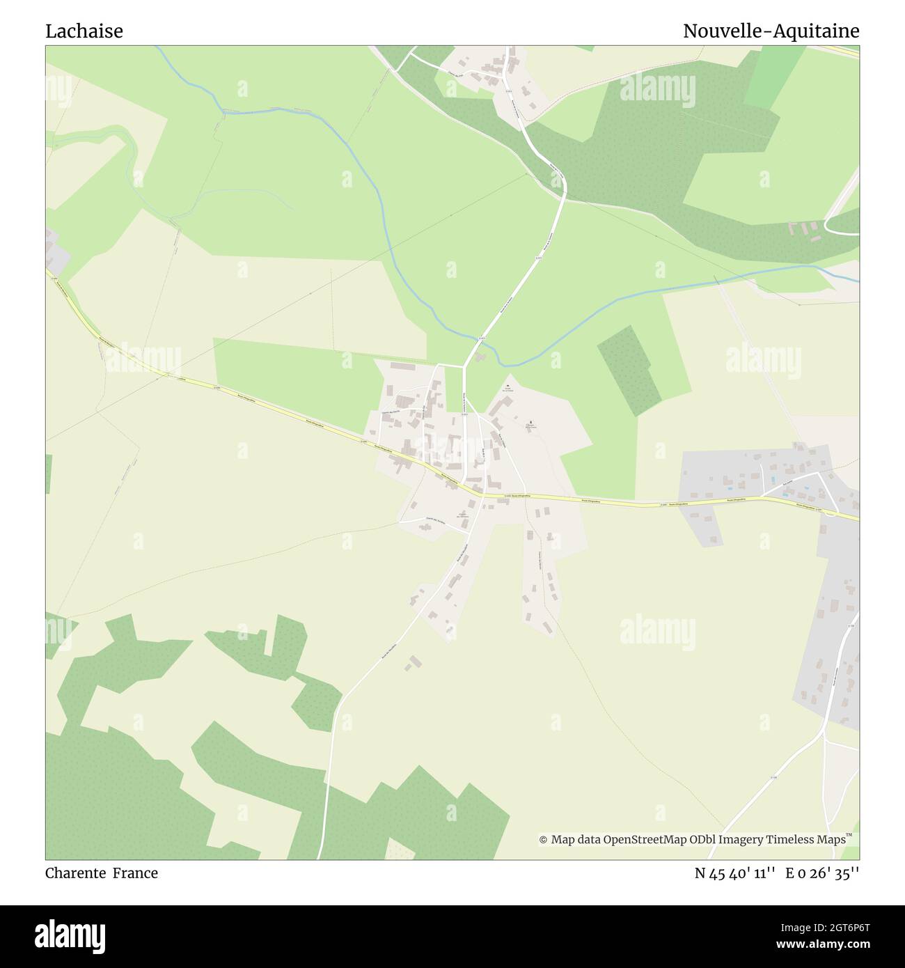 Lachaise, Charente, France, Nouvelle-Aquitaine, N 45 40' 11'', E 0 26 ...