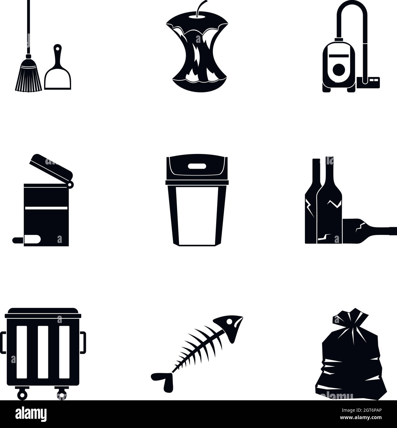 Rubbish symbol rubbish vector hi-res stock photography and images - Alamy