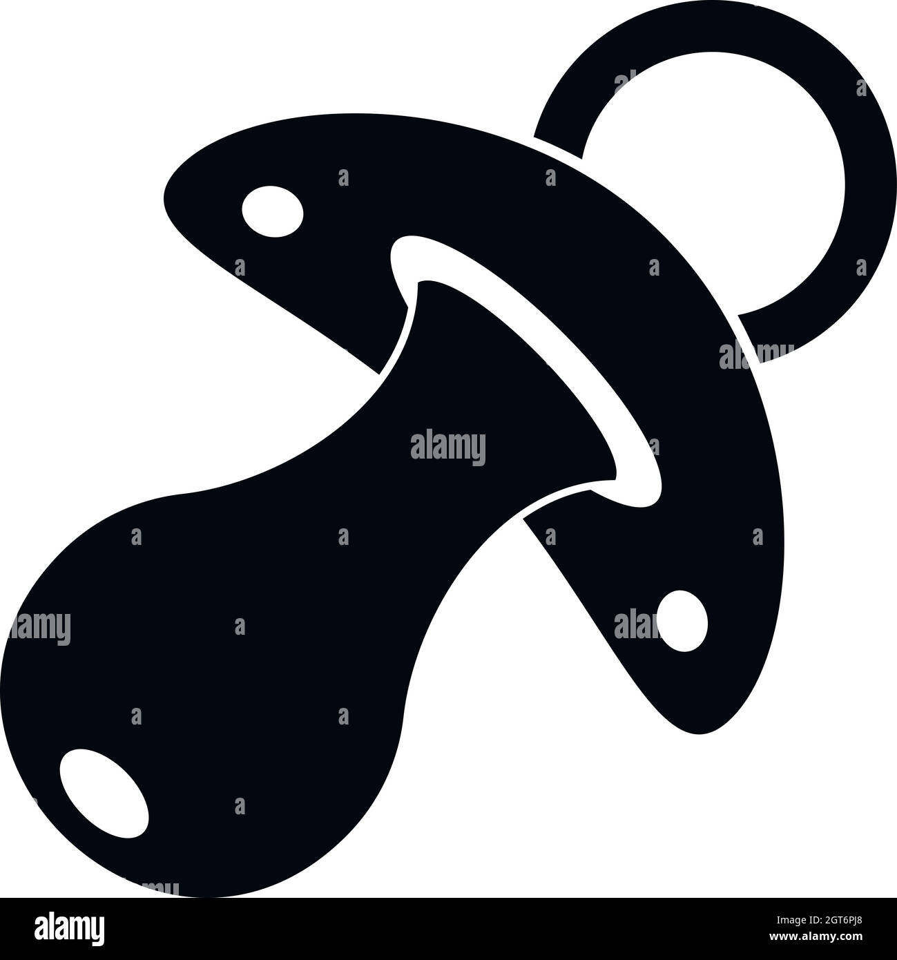 Baby pacifier icon, simple style Stock Vector Image & Art - Alamy