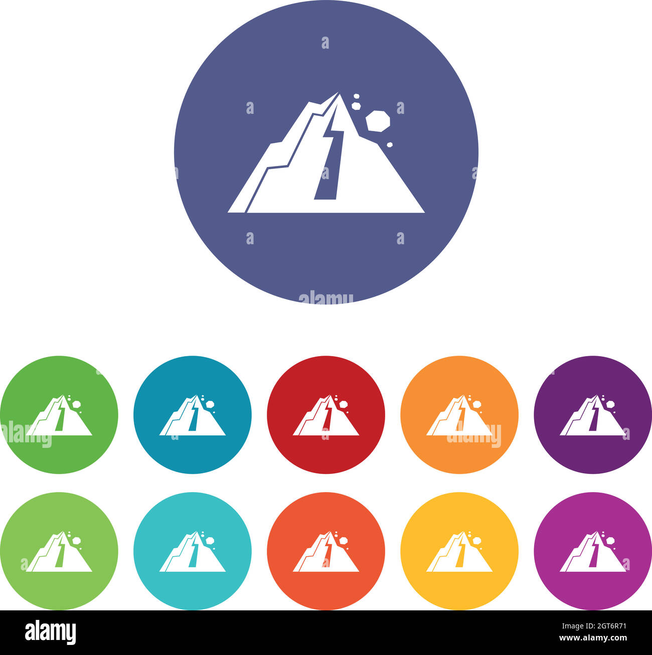 Rock lump Stock Vector Images - Alamy