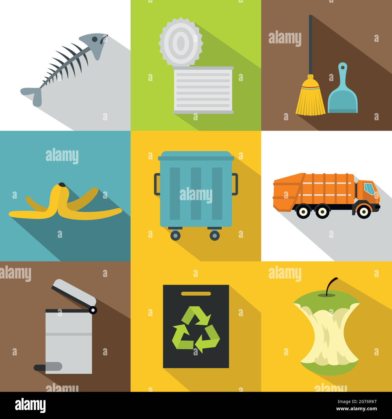 Types of waste icons set, flat style Stock Vector Image & Art - Alamy Types of waste icons set, flat style Stock Vector Image & Art - Alamy