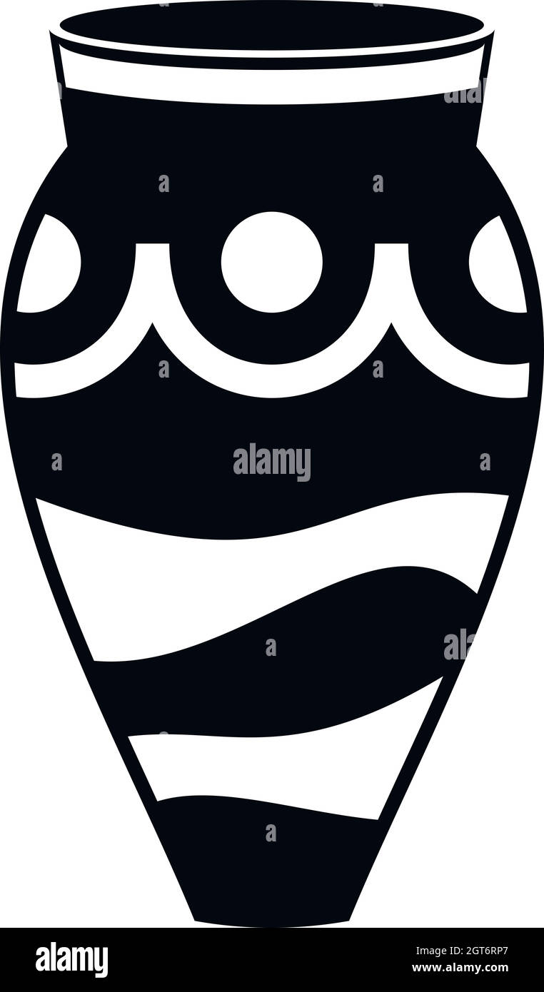 Empty vase icon, simple style Stock Vector Image & Art - Alamy