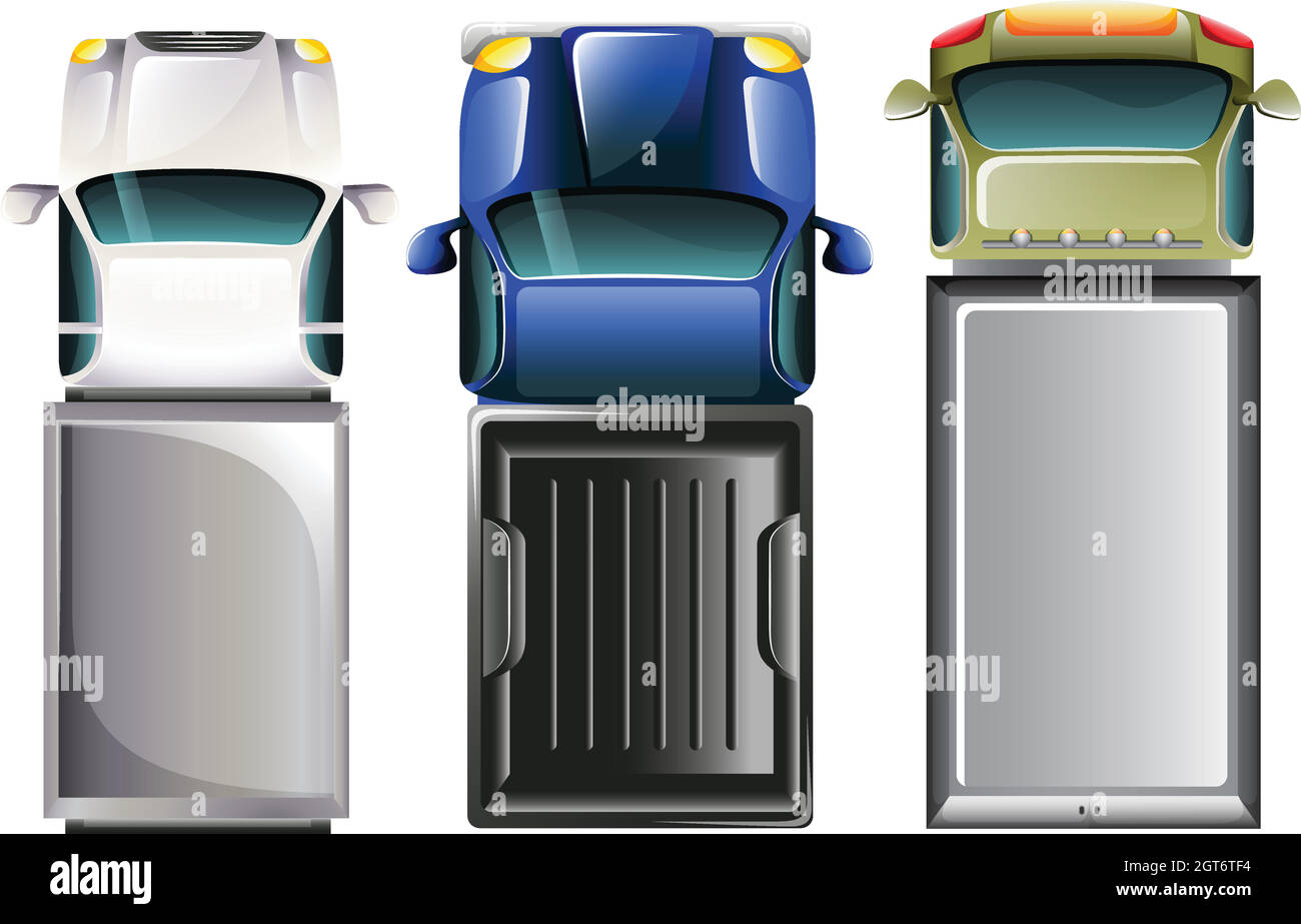 Cars Top view Stock Vector Image & Art - Alamy