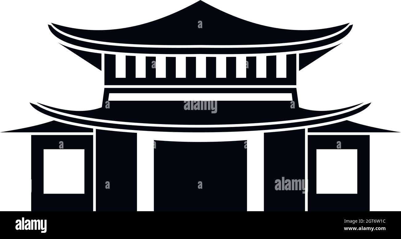 Chinese icon, simple style Stock Vector Image & Art - Alamy