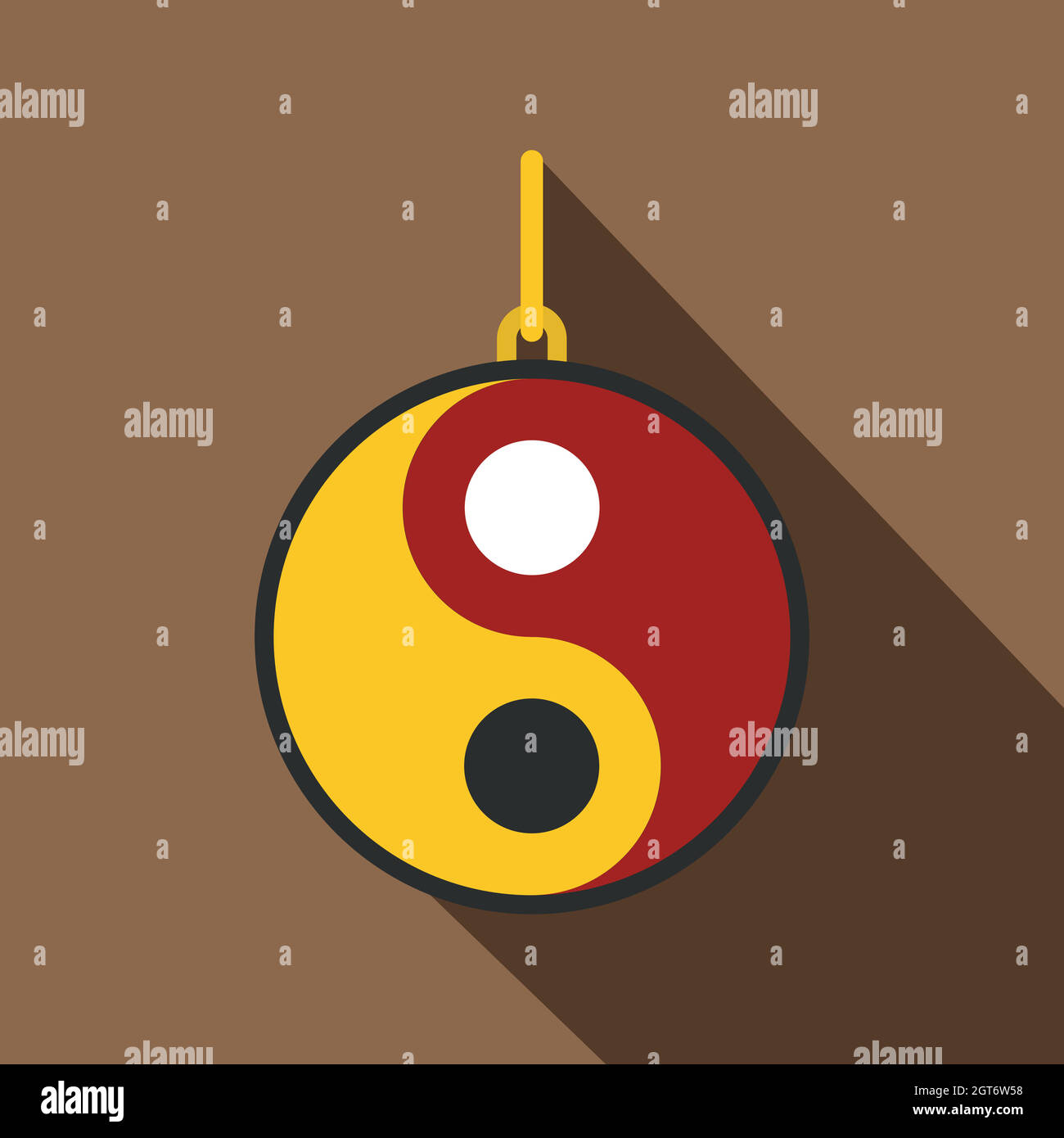 Ying yang symbol of harmony and balance icon Stock Vector Image & Art ...