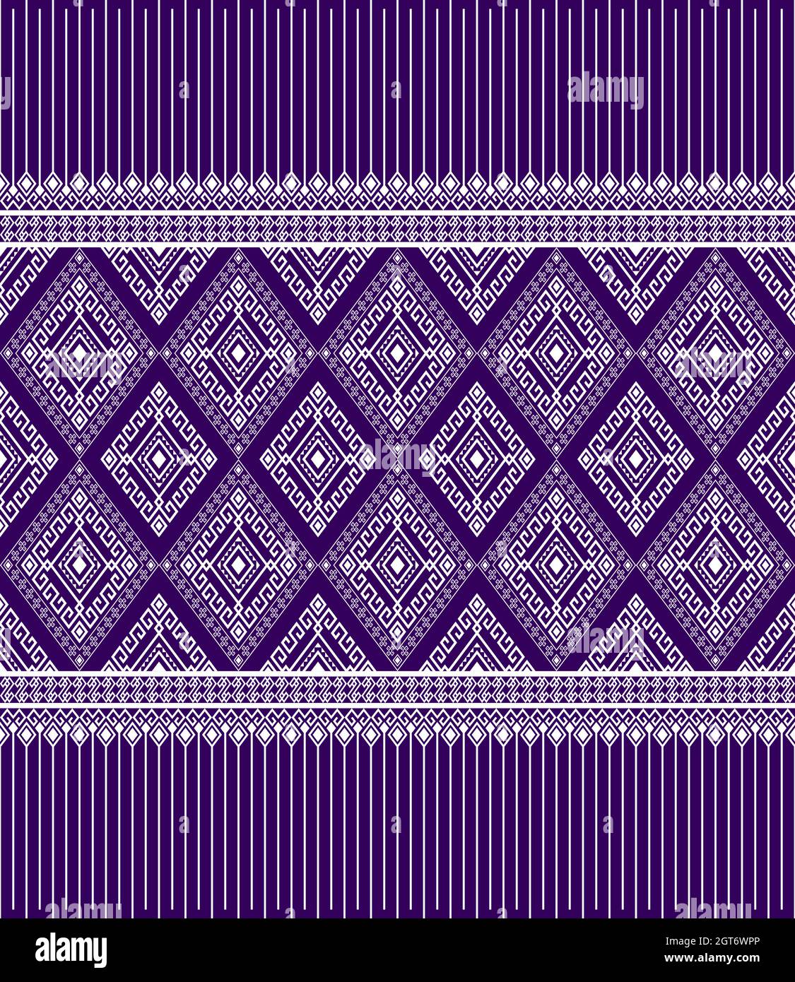 Purple Tribal Pattern
