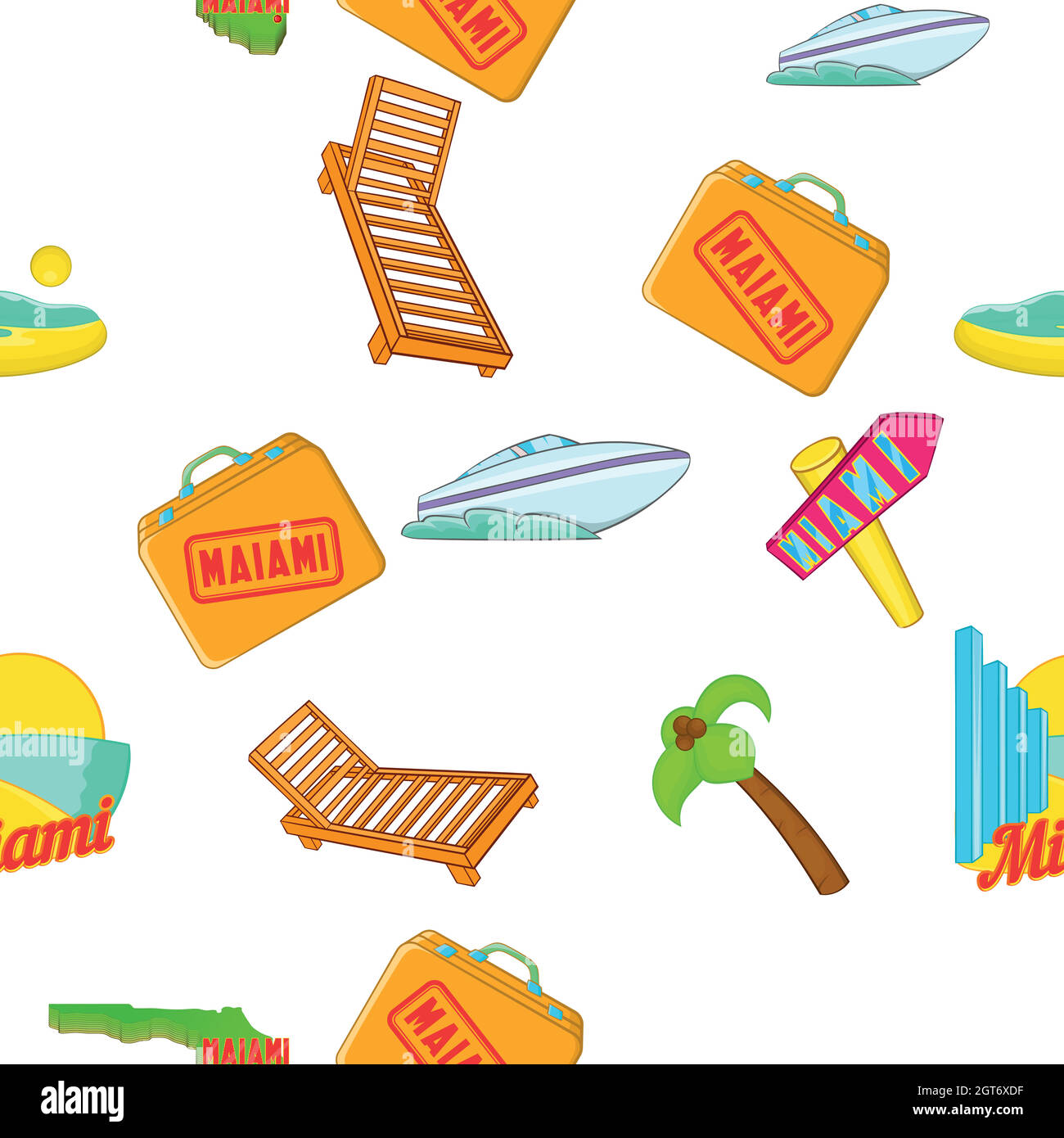 Seamless pattern modern city Stock Vector Images - Alamy