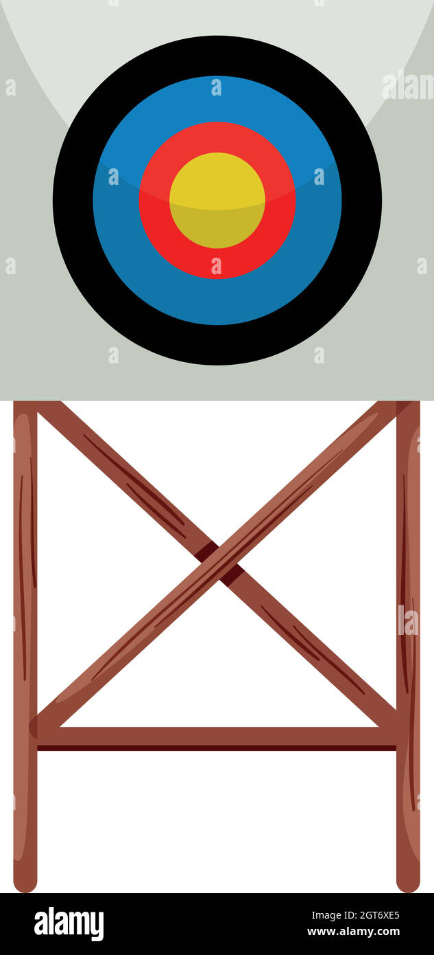 Shooting target on white background Stock Vector Image & Art - Alamy