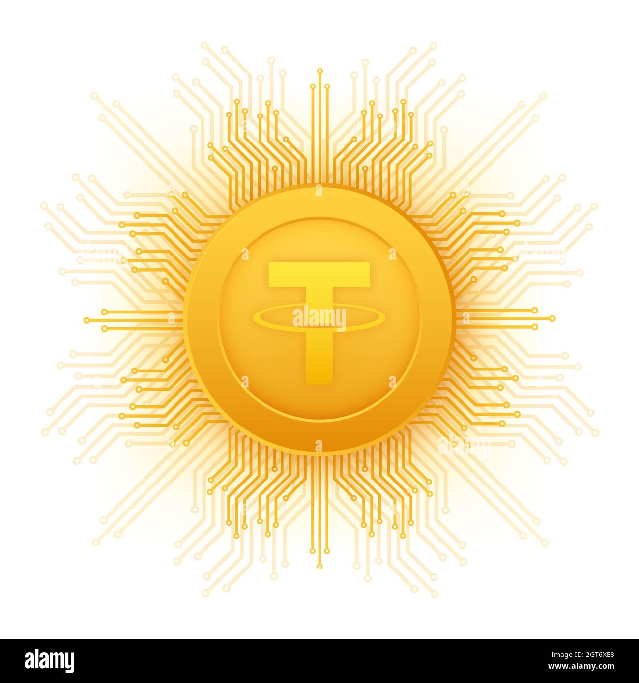 Tether logo Stock Vector Images - Alamy