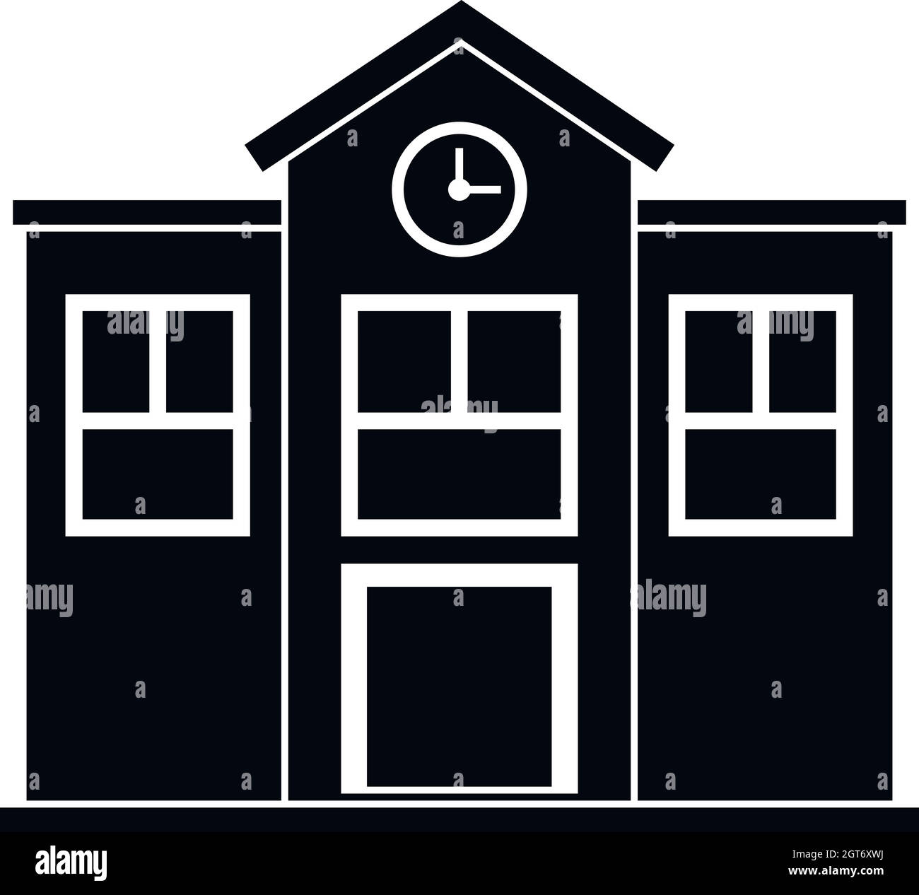 School icon, simple style Stock Vector Image & Art - Alamy