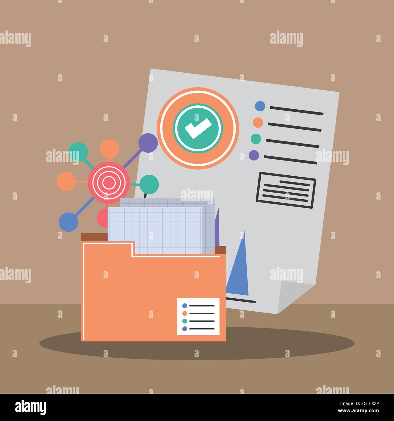folder file financial Stock Vector Image & Art - Alamy