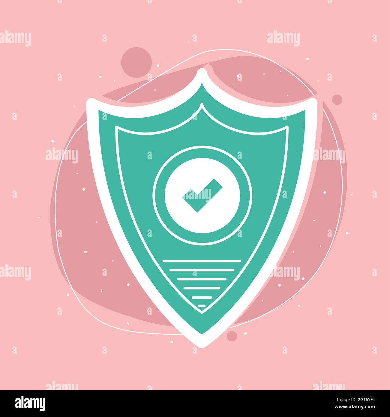 shield and check mark Stock Vector Image & Art - Alamy