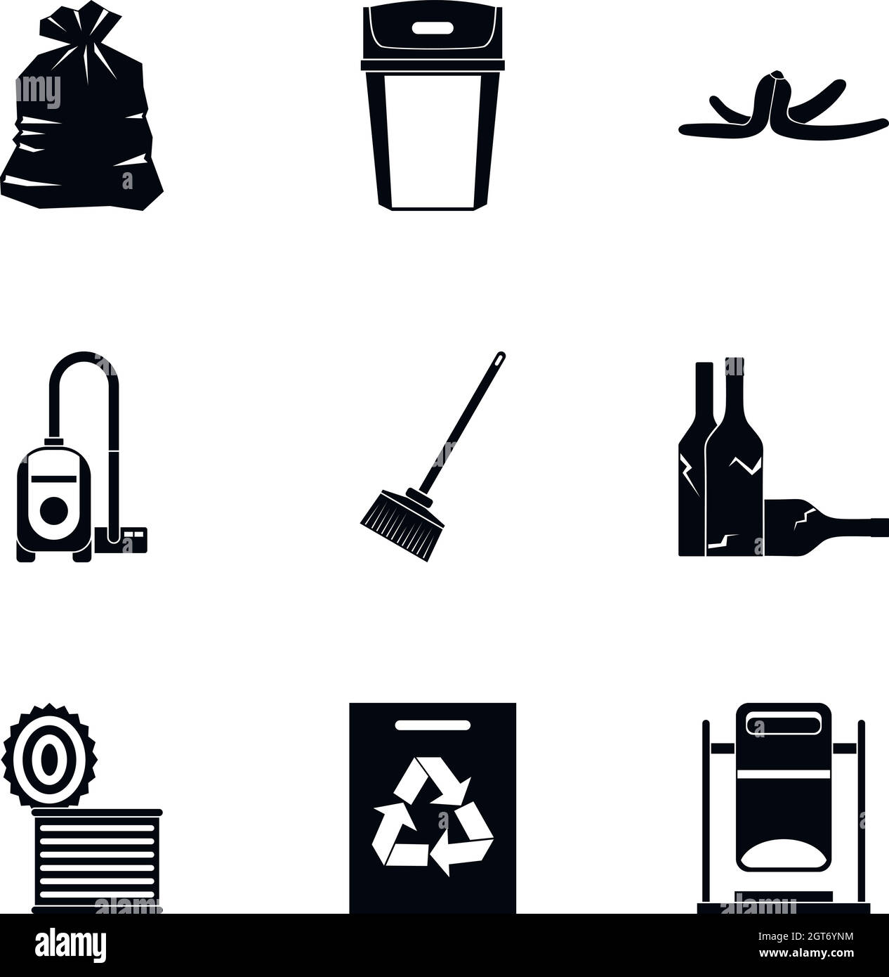 Types of recycling Stock Vector Images - Alamy