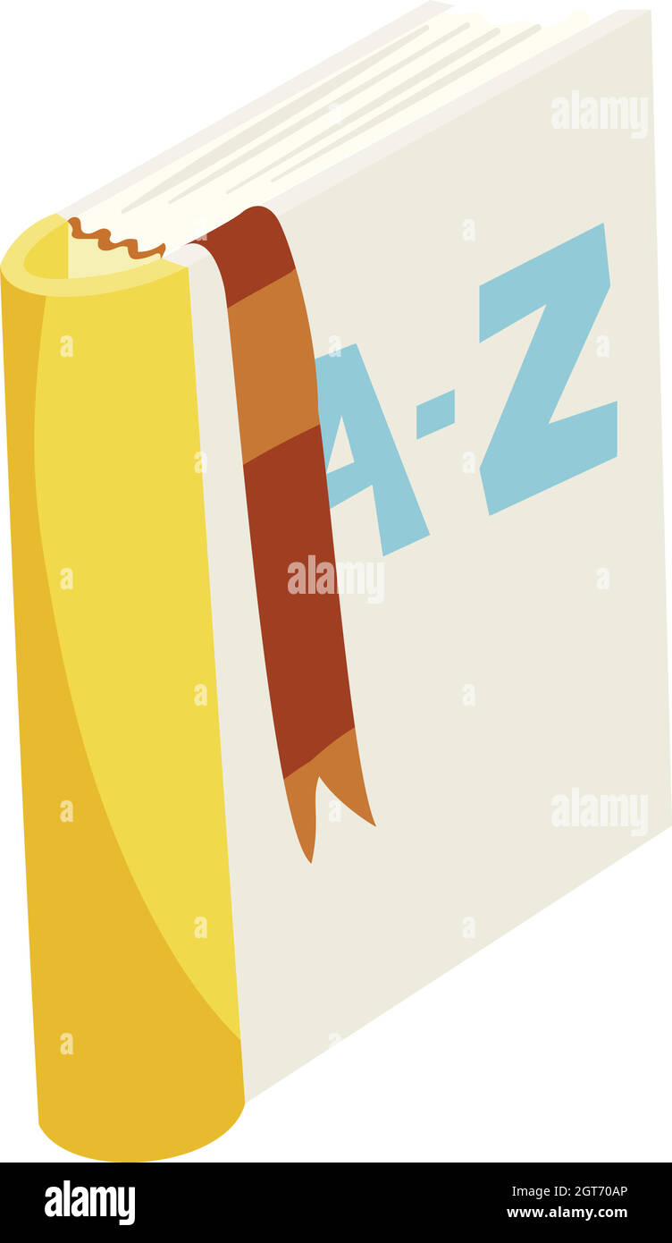 English dictionary book icon, cartoon style Stock Vector Image & Art ...