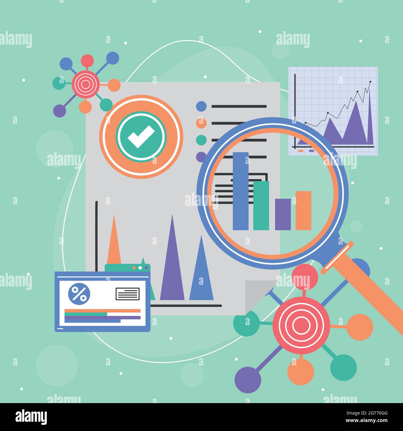 infographic report diagram Stock Vector Image & Art - Alamy