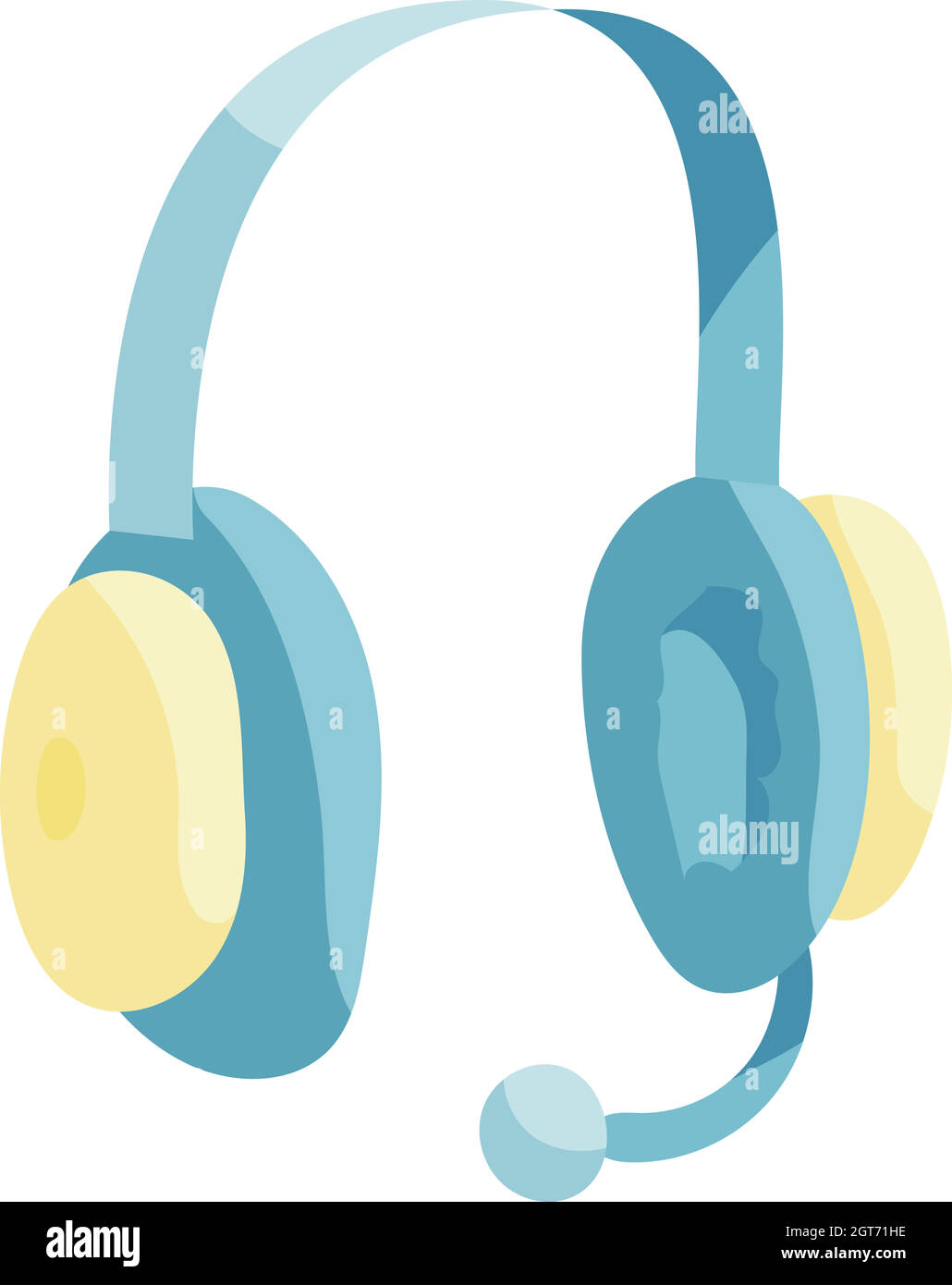 Professional studio equipment headphones Stock Vector Images - Alamy