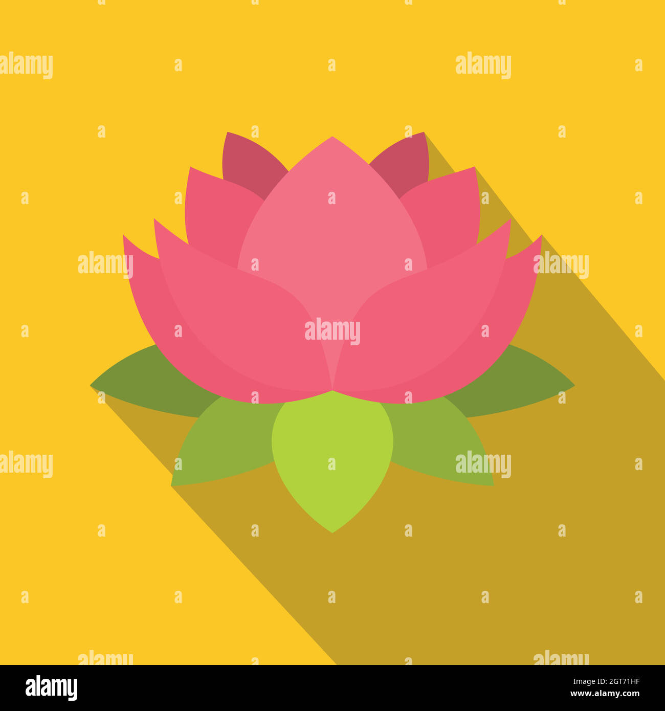 Lotus flower icon hi-res stock photography and images - Alamy