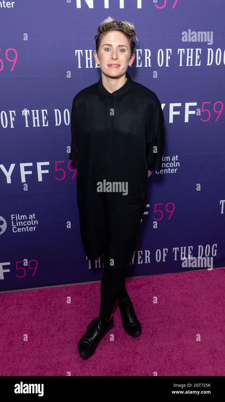 New York, USA. 01st Oct, 2021. Ari Wegner attends The Power of the Dog ...