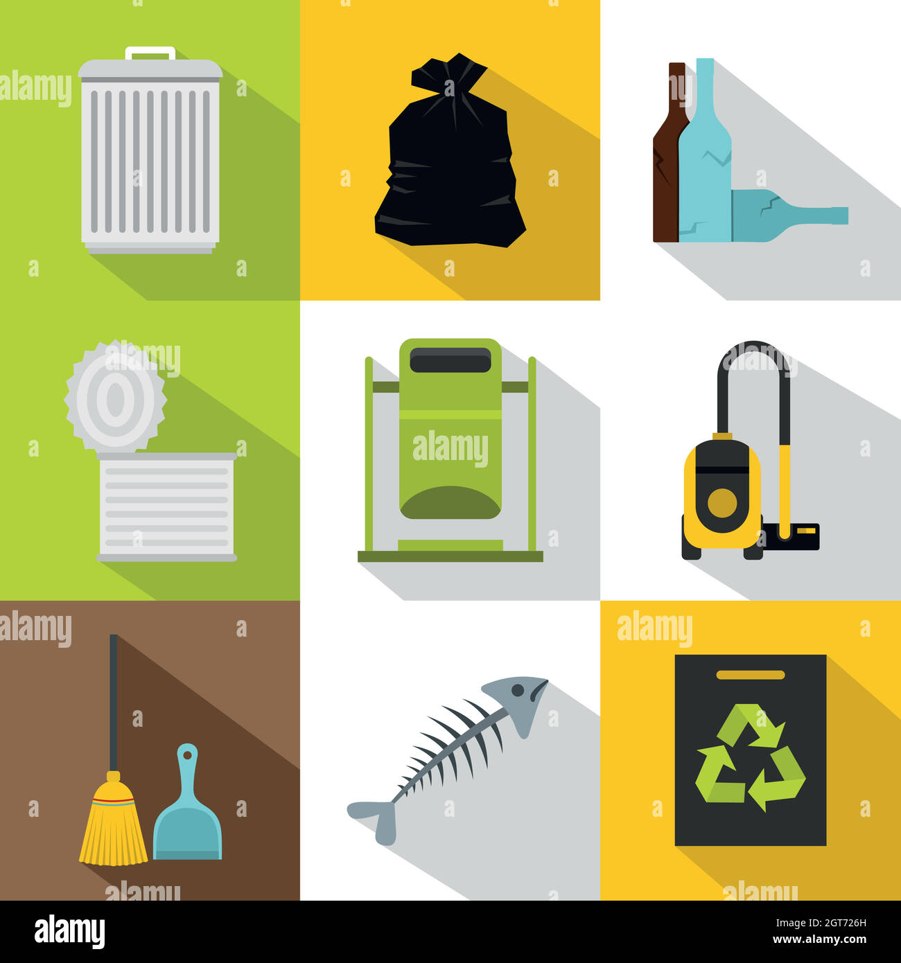 Garbage collection trash cans clean hi-res stock photography and images ...