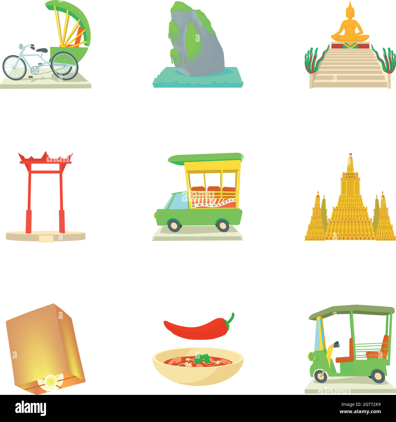 Asian style lantern in Stock Vector Images - Alamy