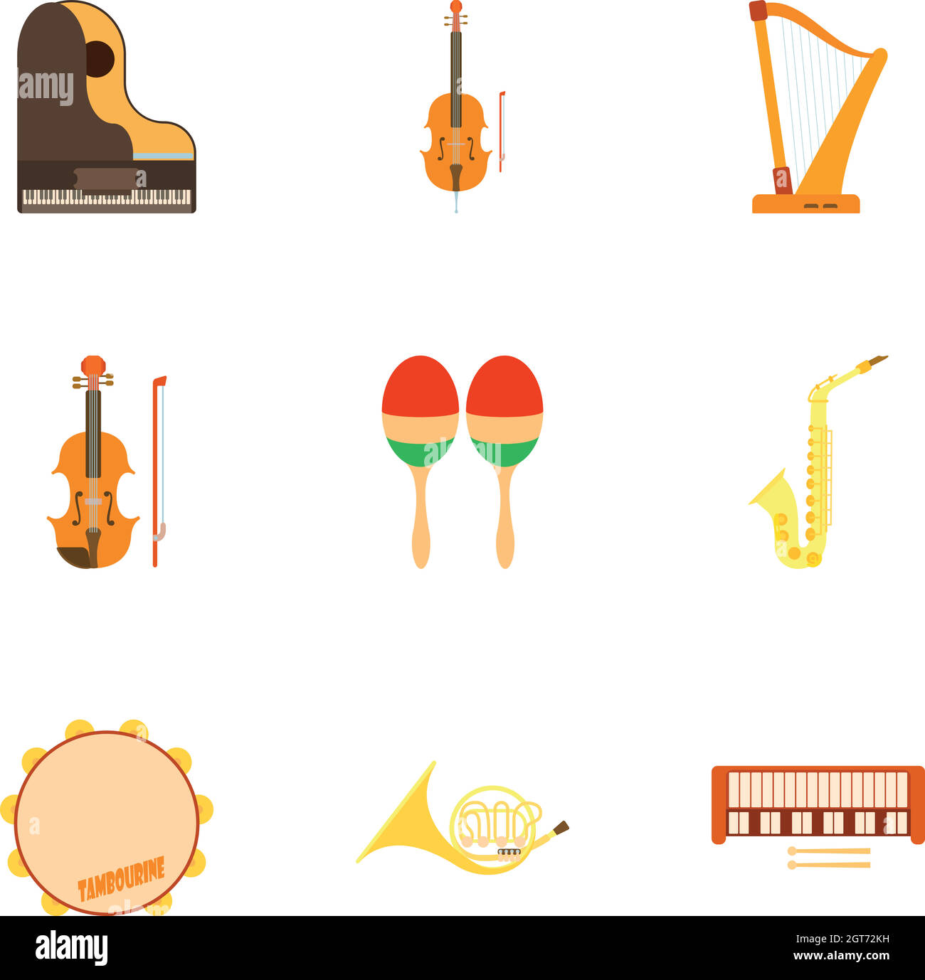 Musical instruments icons set, flat style Stock Vector Image & Art - Alamy Musical instruments icons set, flat style Stock Vector Image & Art - Alamy
