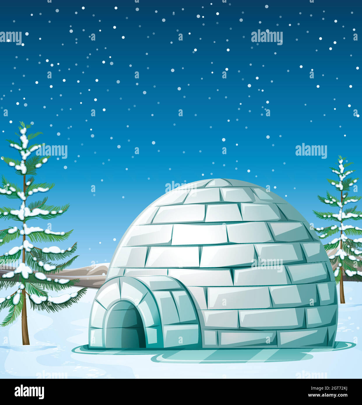 North ice field Stock Vector Images - Alamy