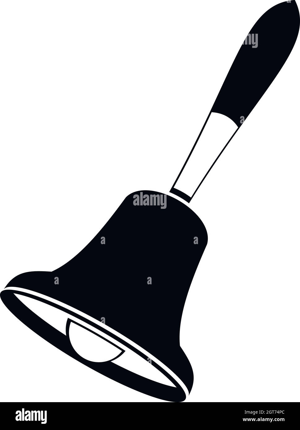 Bell icon, simple style Stock Vector Image & Art - Alamy