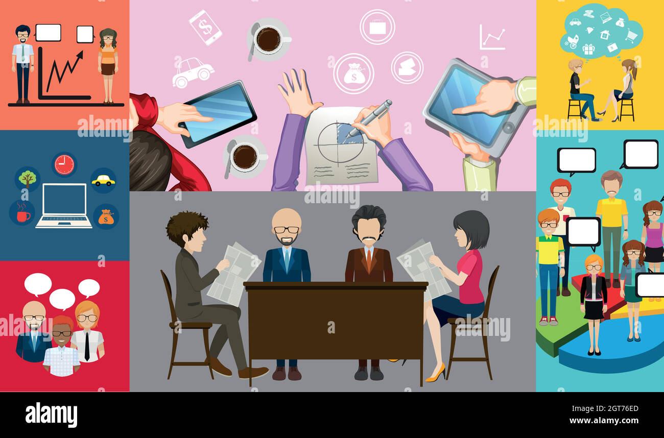 Infographic design for business people working Stock Vector Image & Art ...