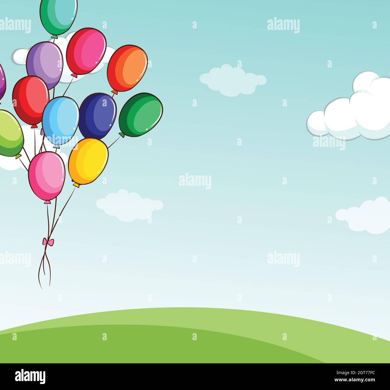 Balloons picture Stock Vector Images - Alamy