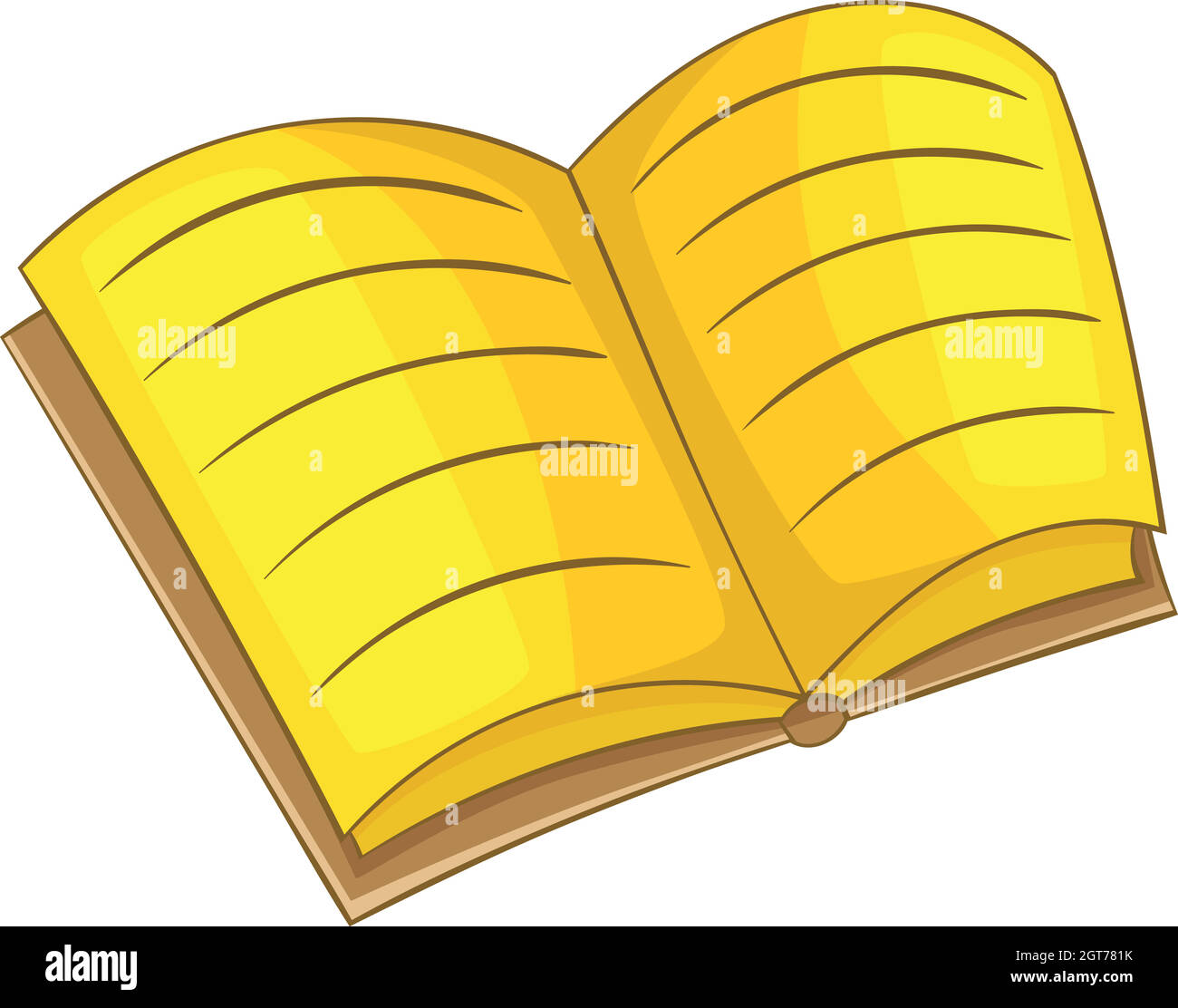 Book icon, cartoon style Stock Vector Image & Art - Alamy