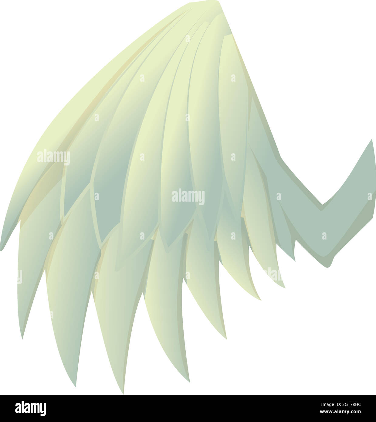 Beautiful wing icon, cartoon style Stock Vector Image & Art - Alamy